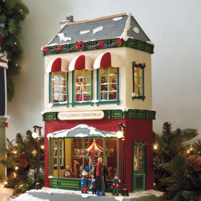 It's Always Christmas Animated Toy Store | Frontgate