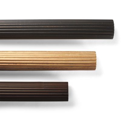 Reeded Wood Curtain Rod | Frontgate
