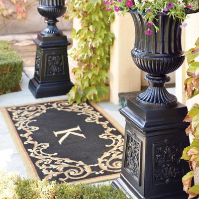 Fontaine Monogrammed Entry Mat | Frontgate