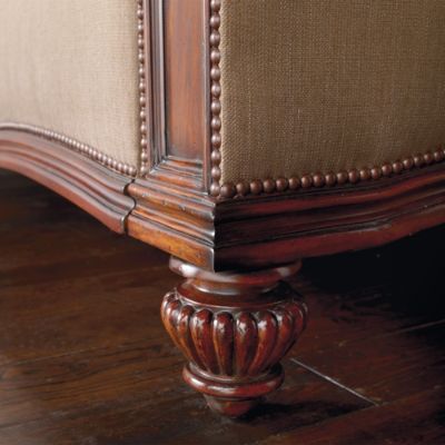 Linville Tufted Sleigh Bed | Frontgate