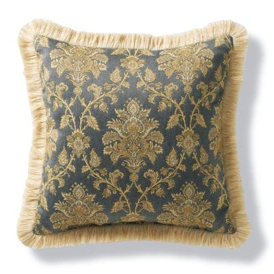 Astorpark Graphite Outdoor Pillow with Fringe | Frontgate