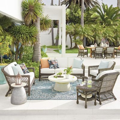 Hampton Round Side Table | Frontgate