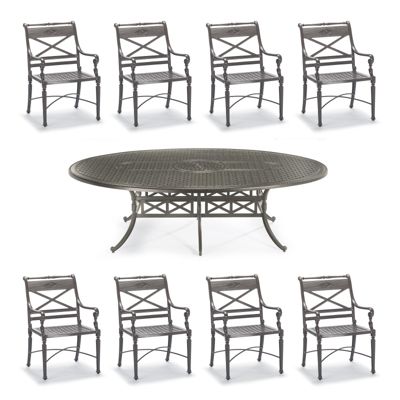 Carlisle Dining in Slate Finish | Frontgate