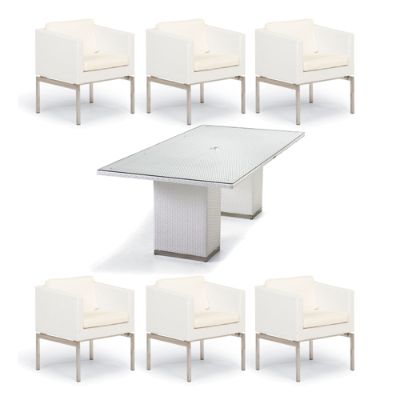 Metropolitan Dining in White Finish | Frontgate