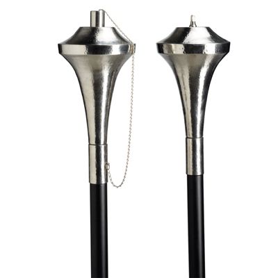 Set of Two Broadway Stainless Steel Torches | Frontgate