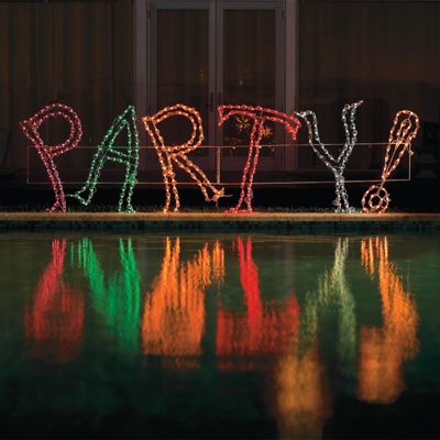 Lighted Party Sign | Frontgate