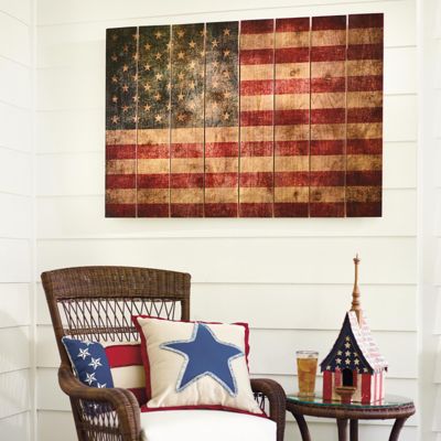 Rustic Flag Wall Decor | Frontgate
