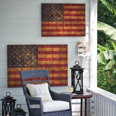 Rustic Flag Wall Decor | Frontgate