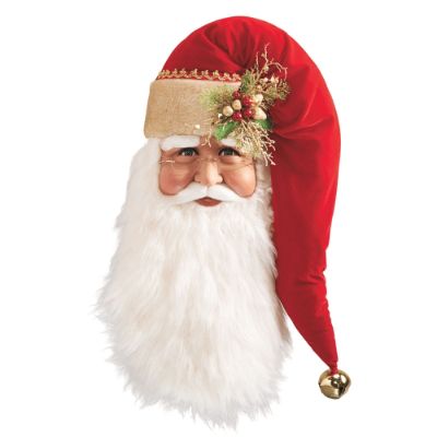 Traditional Santa Head | Frontgate