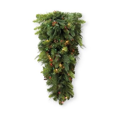 Classic Pre-lit Teardrop Swag | Frontgate