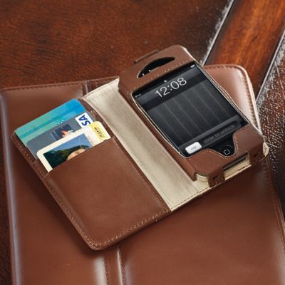 Italian Leather RFID-blocking iPhone Wallet | Frontgate