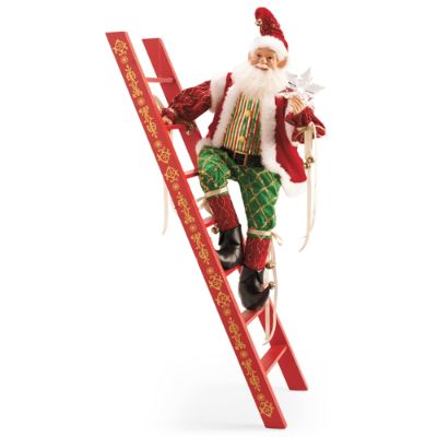Animated Climbing Ladder Elf | Frontgate