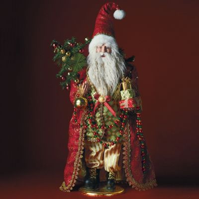 Tabletop Father Christmas Figure | Frontgate