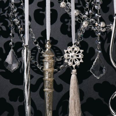 Set of Six Crystalline Double Swags | Frontgate