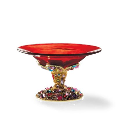 Dominique Small Enamel Glass Bowl | Frontgate