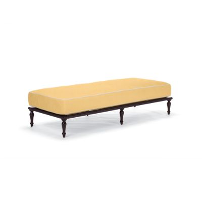 British Colonial Double Ottoman with Cushion | Frontgate