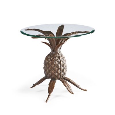 Brass Pineapple Side Table | Frontgate