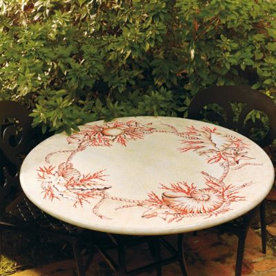 Handpainted Round Dining Table | Frontgate