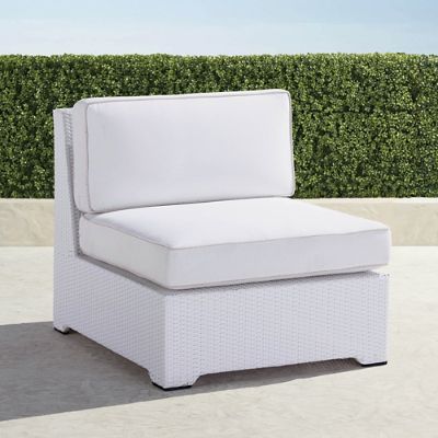 Palermo S/2 Center Chairs with Cushions in White Finish | Frontgate