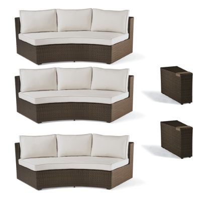 Pasadena 5-pc. Sofa Set in Bronze Finish | Frontgate