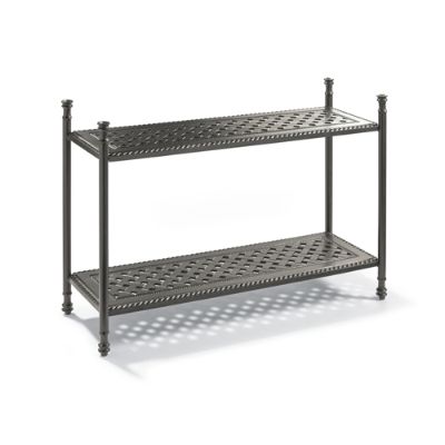 Carlisle Cast-top Console Table in Slate Finish | Frontgate