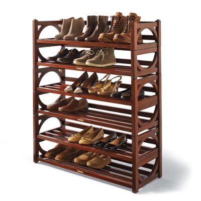 Heritage Stacking Shoe Rack | Frontgate