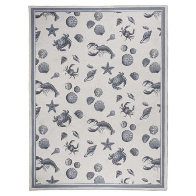 Sea Life Tapestry Outdoor Area Rug | Frontgate