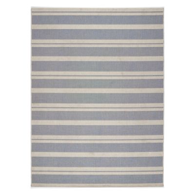 Hampton Stripe Outdoor Area Rug | Frontgate