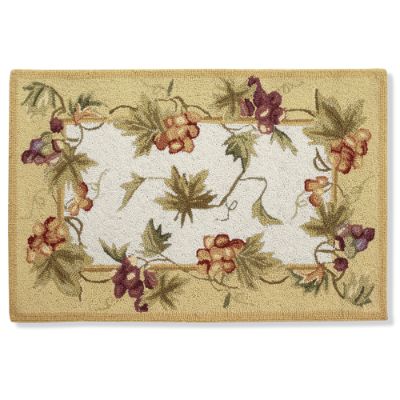 Grapevine Hand-hooked Wool Area Rug | Frontgate