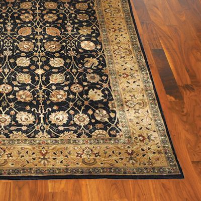 Ganges Midnight Wool Area Rug | Frontgate