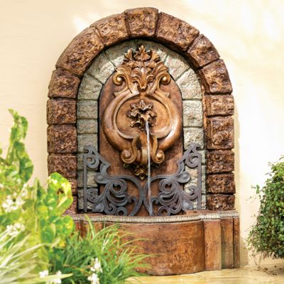 Prata Leaf Outdoor Fountain | Frontgate