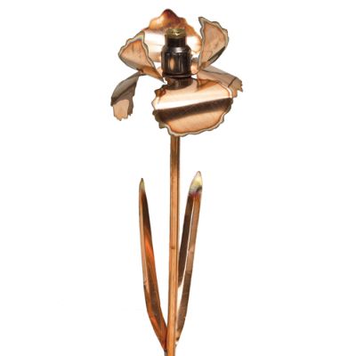 Artisan Handmade Copper Iris Sprinkler | Frontgate