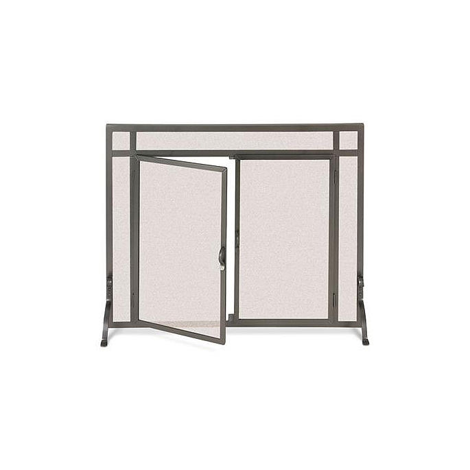 Custom Straight-top Forged Fireplace Screens | Frontgate Custom Straight-top Forged Fireplace Screens | Frontgate