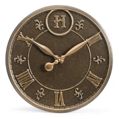 Monogrammed Clock and Thermometer | Frontgate