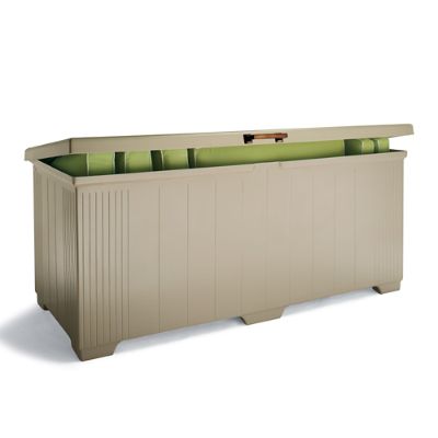 Outdoor Patio Storage Chest with UV Gelcoat & Hydraulic Lift Bench Seating