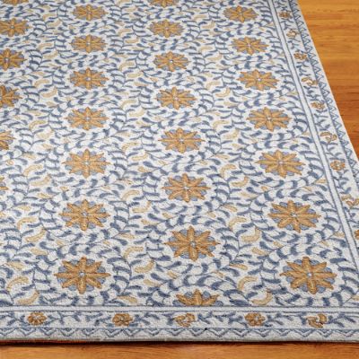 Windflower Hand-hooked Wool Area Rugs | Frontgate