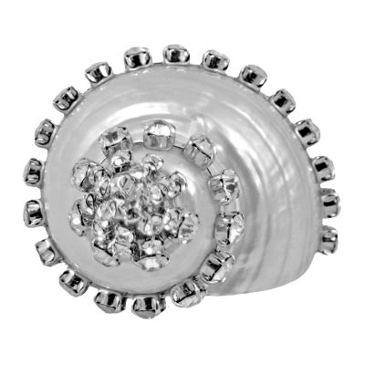 Set of Four Pearl Turbo Shell Napkin Rings | Frontgate