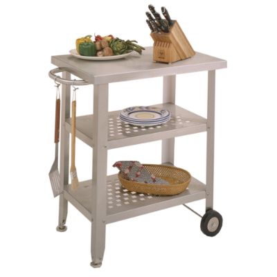 Stainless Steel Indoor or Outdoor Portable Prep Cart | Frontgate