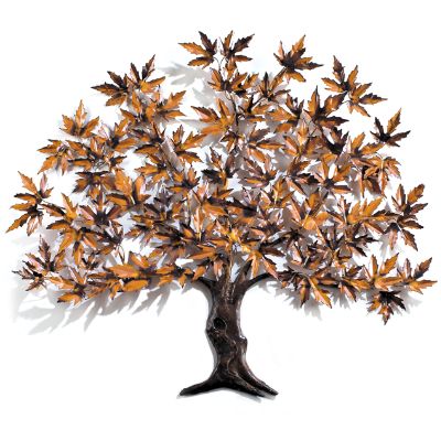 Maple Tree Copper Wall Sculpture | Frontgate