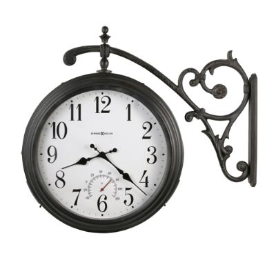 Indoor/Outdoor Double-Sided Clock | Frontgate