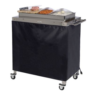 Family Size Buffet Warming Cart with Cutting Board | Frontgate