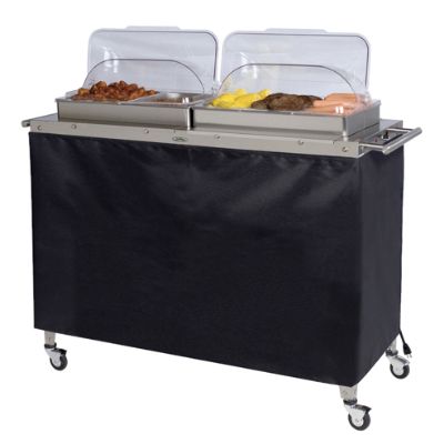 Grand Size Buffet Warming Cart | Frontgate