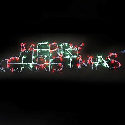 LED Mini Merry Christmas Sign | Frontgate
