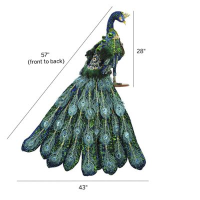 Mark Roberts Jeweled Peacock | Frontgate