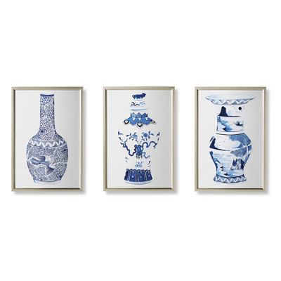 Watercolor Blue Ming Giclée Prints | Frontgate