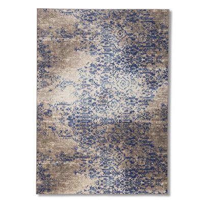 Nirvana Area Rug with Cream & Gold Shimmer in Triexta SmartStrand Silk