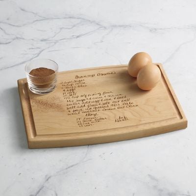 Personalized Recipe Board & Engraved Family Heirloom in Maplewood