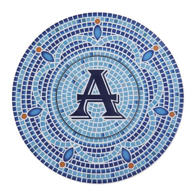 Monogram Mosaic Pool Mat | Frontgate