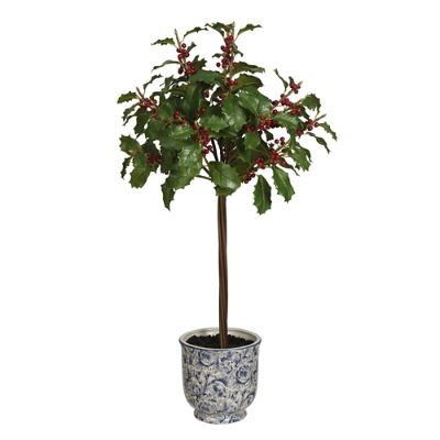 28" Holly Tree in a Ceramic Pot | Frontgate