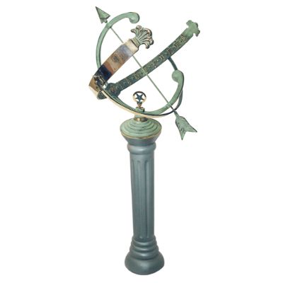 Brass Armillary Sundial | Frontgate